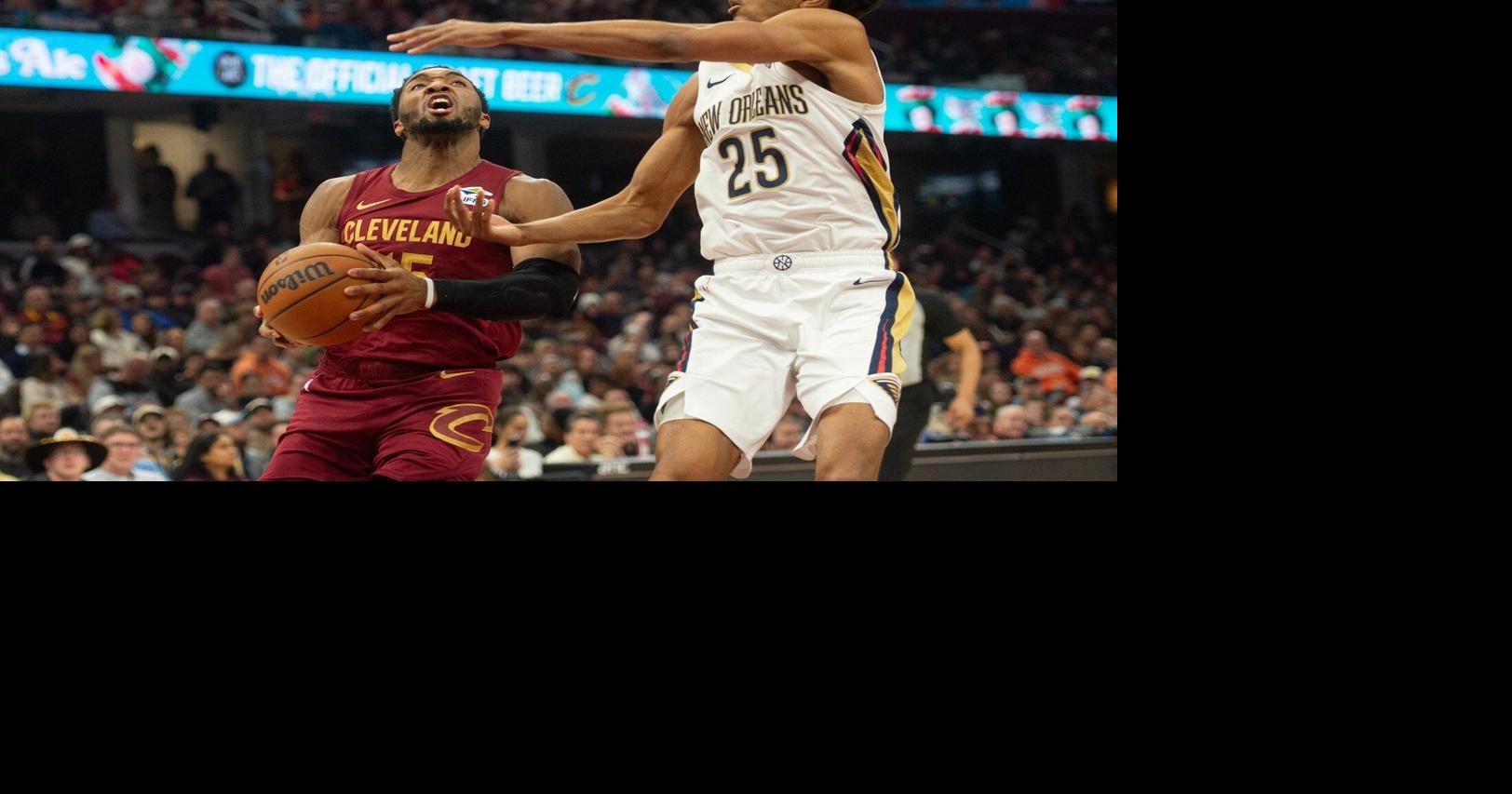 Donovan Mitchell and Sam Merrill propel Cavaliers to 141-118 victory ...