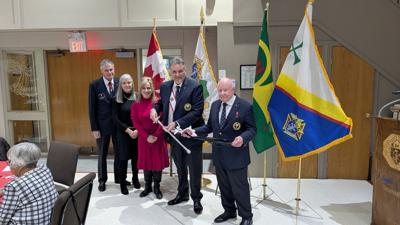 Joe Bachetti Honoured in Knights of Columbus Sword Ceremony