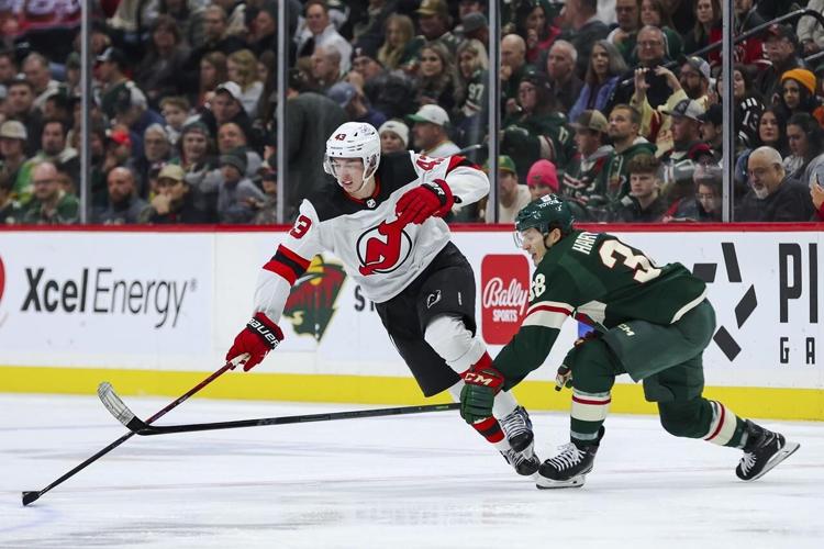 Bratt has a goal, 3 assists, lifting Devils to 5-3 win over slow-starting Wild