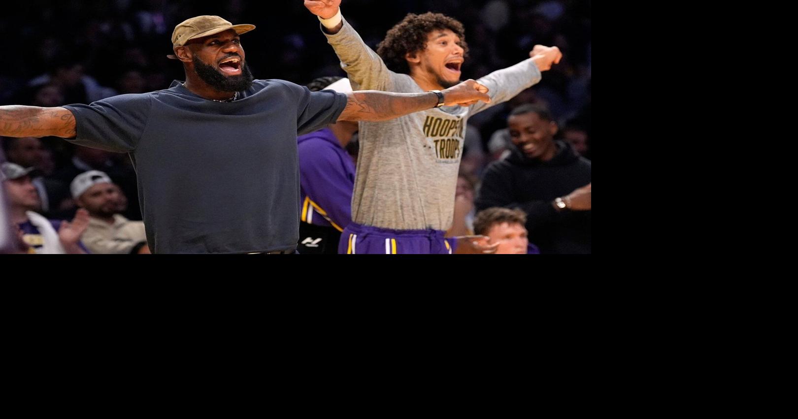 LeBron James takes crucial step toward returning to Lakers, practices with G-League team