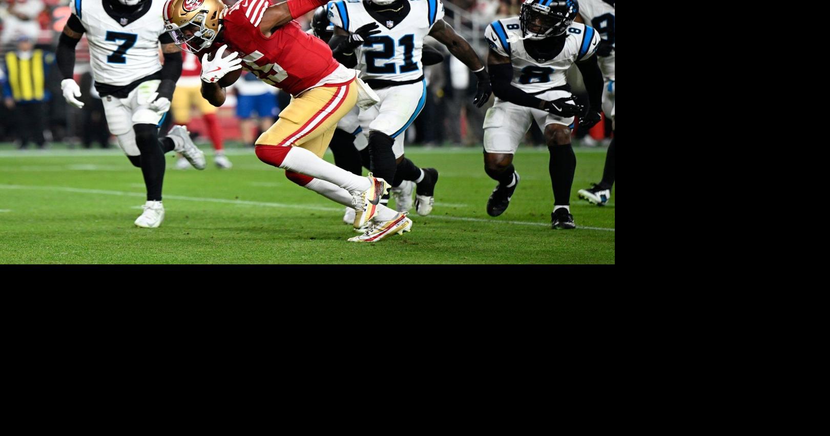 Jauan Jennings throws punch at Tre'Von Moehrig after cheap shot in ...