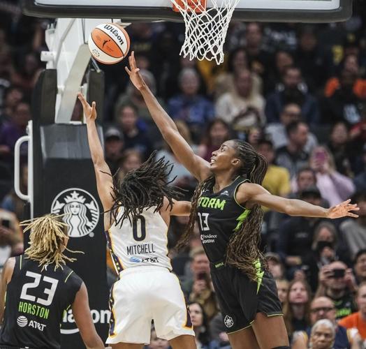 Jewell Loyd scores a season-high 34 points as Storm cool off Caitlin ...