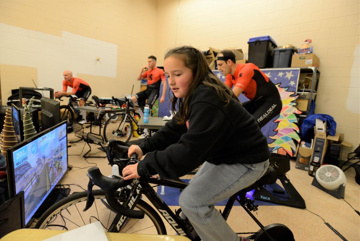 Hamilton cyclists bike for 24 hours to help kids in need