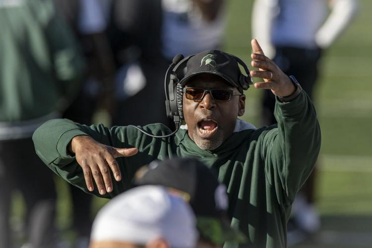 Katin Houser, Maliq Carr hook up late to rally Spartans past Hoosiers 24-21