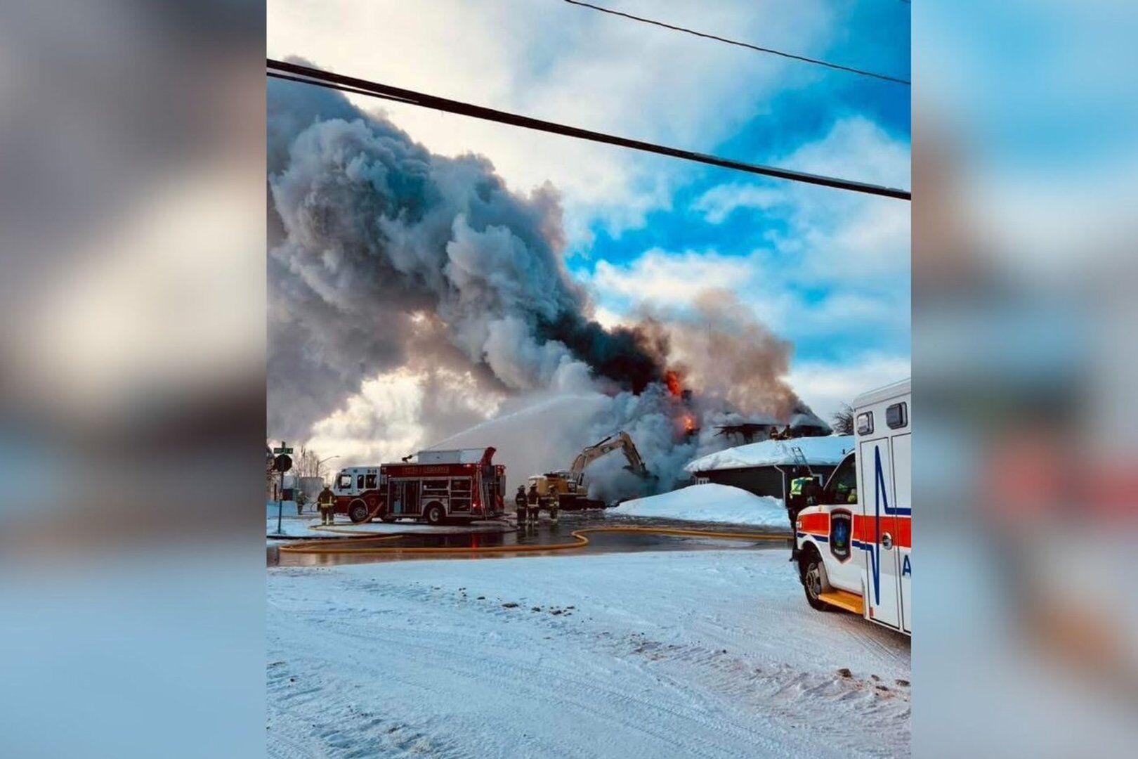 Christmas Day fire destroys Cochrane landmark, displaces 20