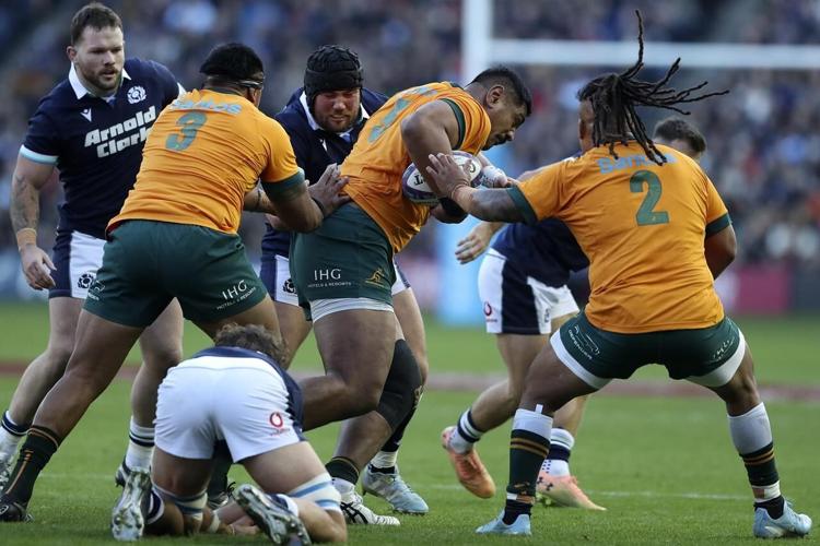 Scotland beats Australia to end Wallabies' Grand Slam rugby hopes ...