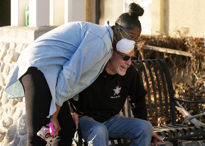 Ash and other dangers mean LA area residents who fled fires a week ago ...