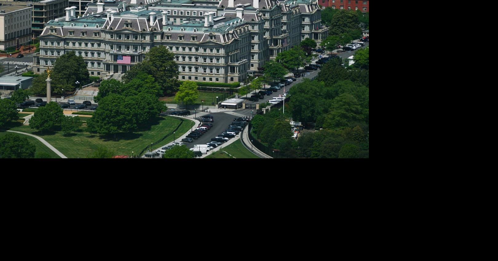 Trump wants to paint the Eisenhower office building white. Today, a key ...