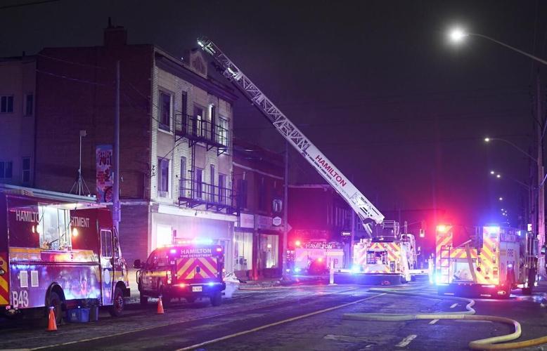 Arson suspected in Barton Street East fire