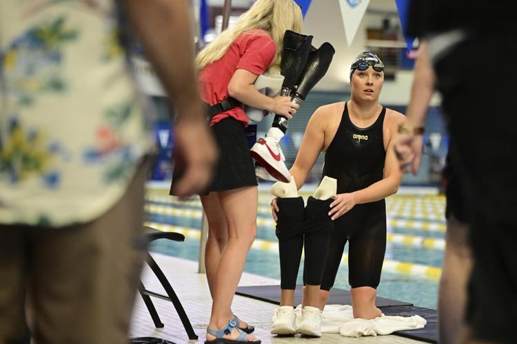 While Simone Biles competes across town, Paralympic star Jessica Long ...