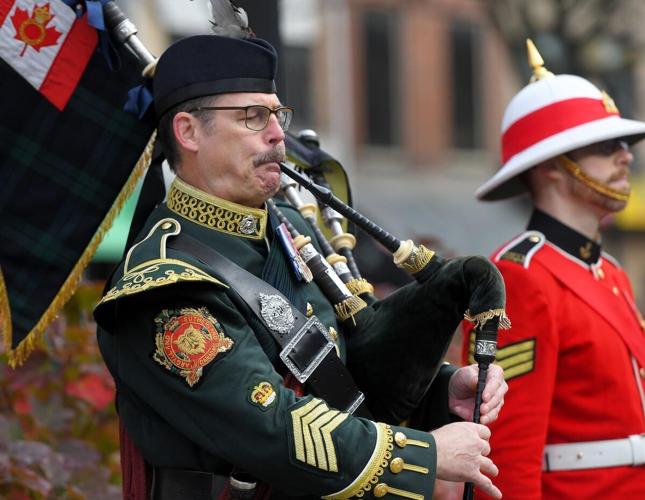 Garrison parade remembers those who served