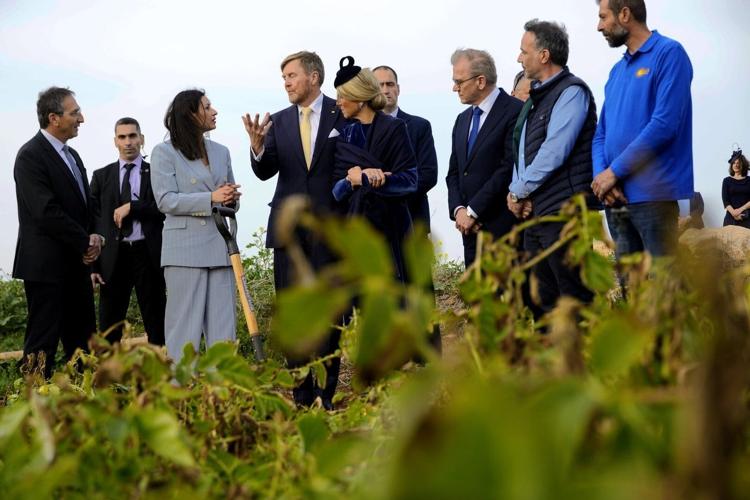 Dutch royals visit potato fields in Cyprus, highlight agricultural ties