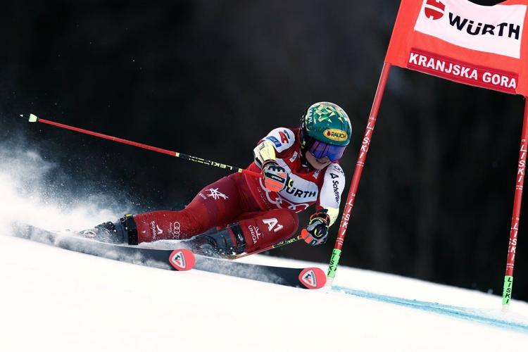 Swiss skier Rast leads World Cup GS with Americans Moltzan, Shiffrin ...