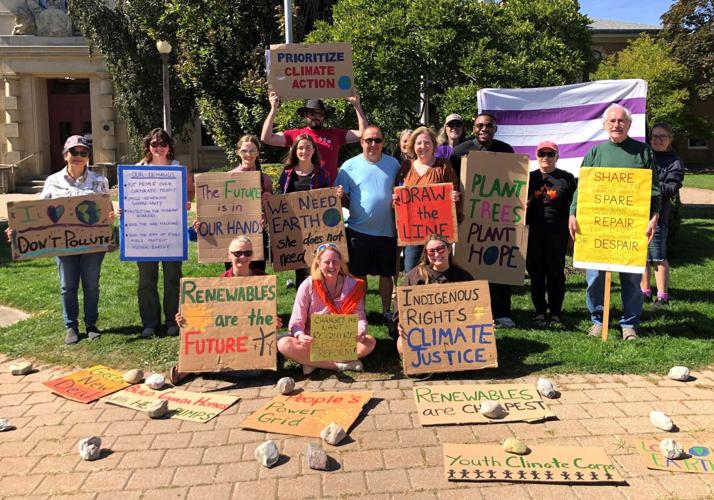 Climate action rally in Haldimand-Norfolk
