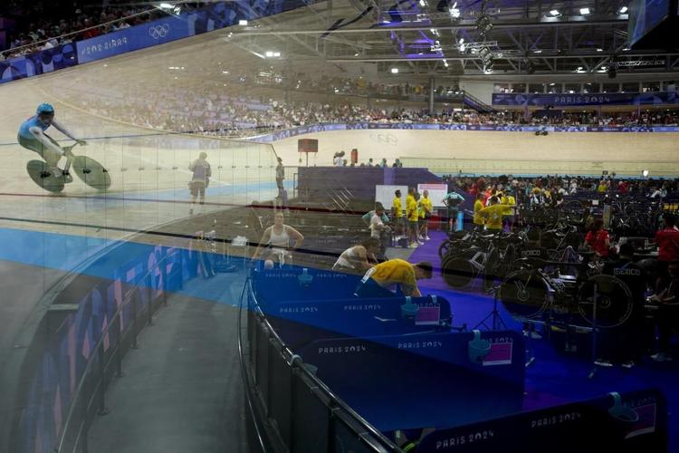 British women's sprint squad breaks world record, wins gold in track cycling at the Paris Olympics