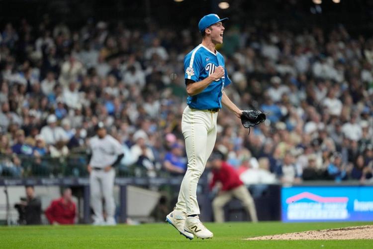 Brewers' Misiorowski sets standard for velocity by a starter as he ...