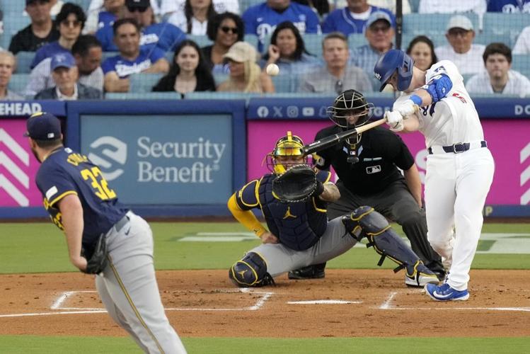 Will Smith slams 3 homers against Brewers to become 4th Dodgers catcher ...
