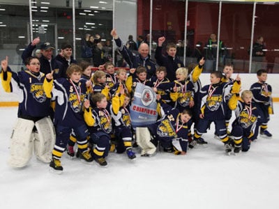 Novice AA Sabres golden at Vic Teal Memorial Tournament