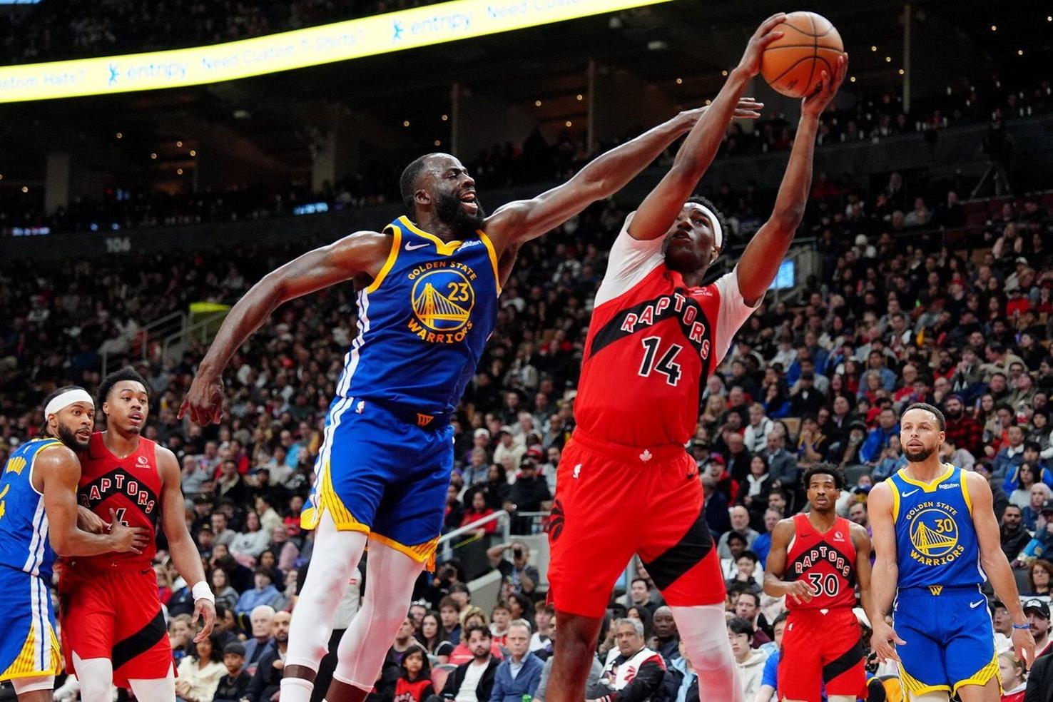Scottie Barnes's triple-double powers Raptors past Warriors 141-127 in OT