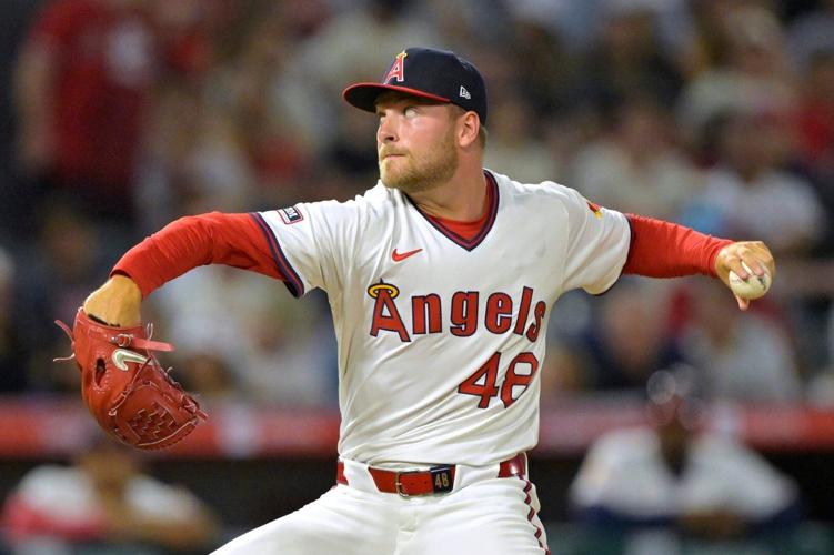 Reds catcher Tyler Stephenson and Angels pitcher Reid Detmers go to ...