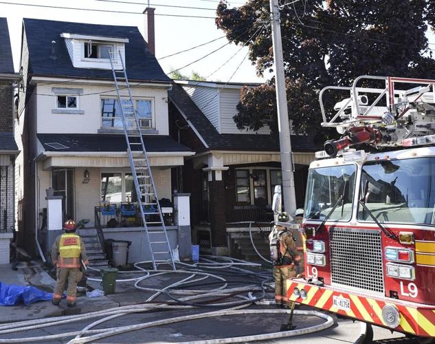 Several pets die, one person hospitalized after Rosslyn Ave. N. house fire
