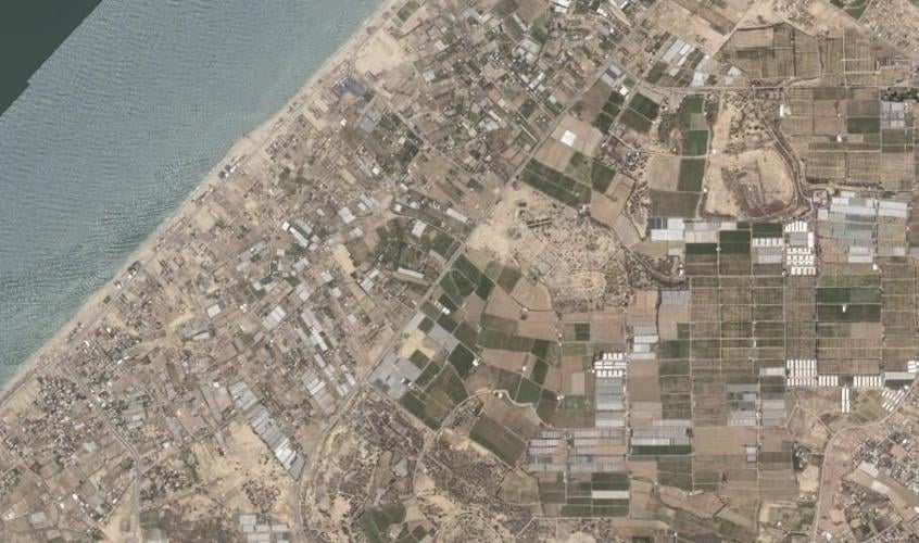 Satellite photos show the Gaza Strip before and after the devastation ...