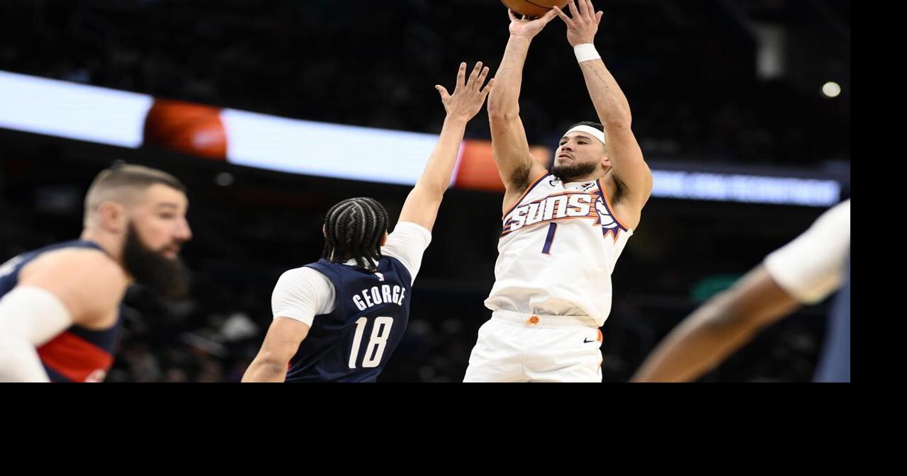 Devin Booker scores 37 points, Suns survive scare to beat Wizards 130-123