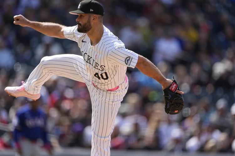 Blach's solid outing, Tovar's homer lift Rockies past Rangers 3-1 to ...