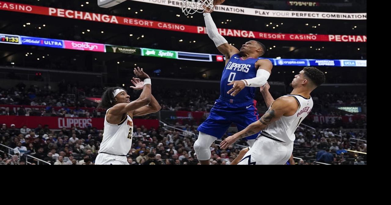 Russell Westbrook and fan engage in verbal exchange late in Clippers' loss to Nuggets