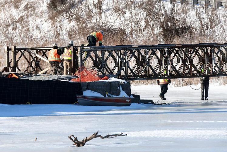 Valley Inn Road bridge gets dismantled