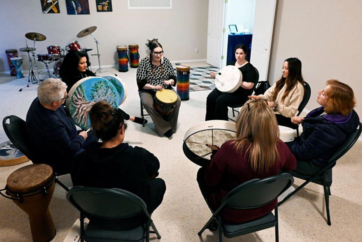 Community connection and the call of the drum