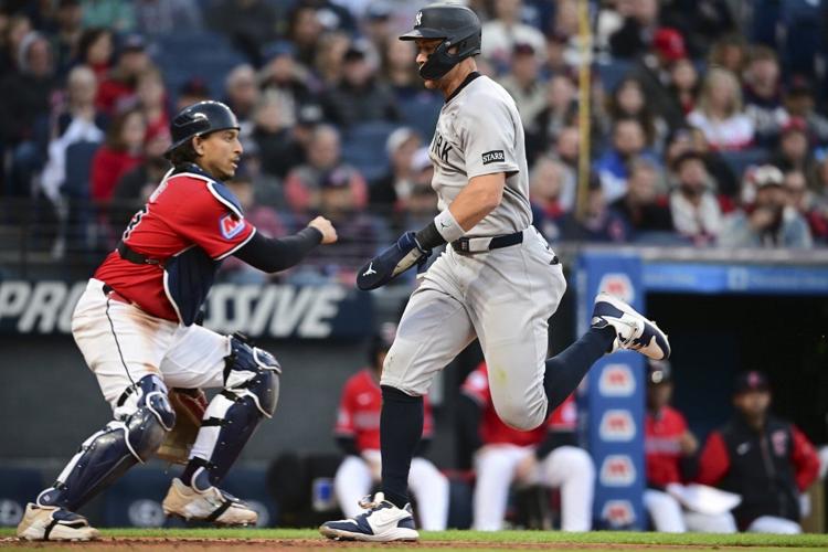 Tanner Bibee settles in after first-pitch homer, Guardians rally to ...