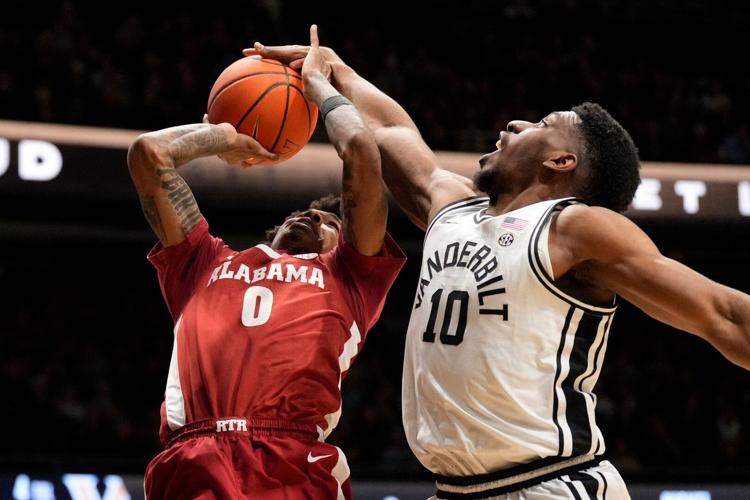 No. 11 Vanderbilt remains undefeated with 96-90 win over No. 13 Alabama