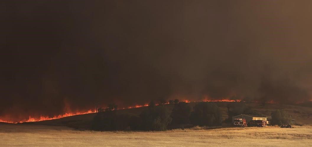 California firefighters make significant progress against wildfire east ...