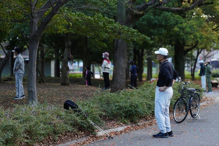Japan awakens to Radio Taiso exercise tradition. One face of the ...