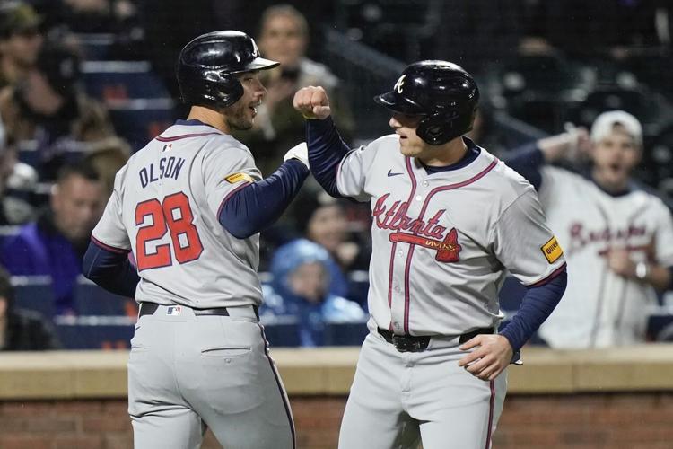 Homers by Acuña, Albies and Olson in 3rd lead Morton and Braves to 4-2 ...