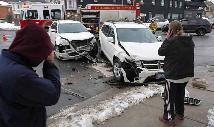 Photos: Collision blocks Parkhill Road, Reid Street intersection in ...