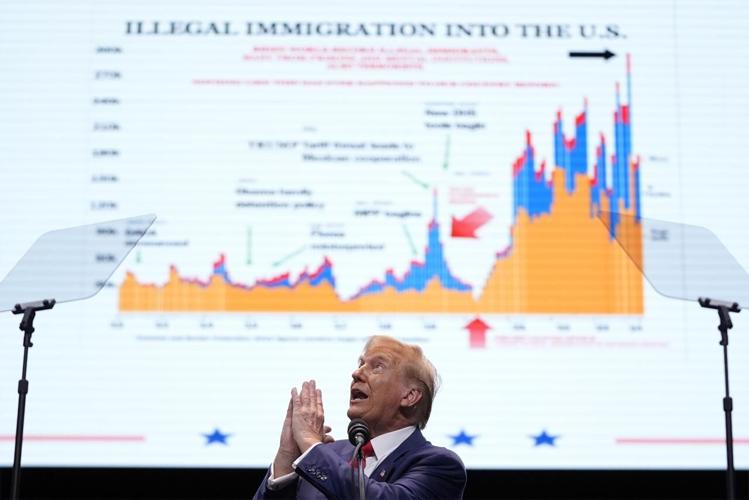 How Trump credits an immigration chart for saving his life and what the ...