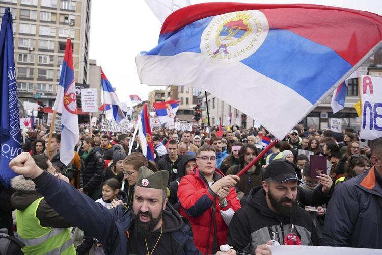 Serbian students declare 'we deserve better' as latest anti-graft rally ...