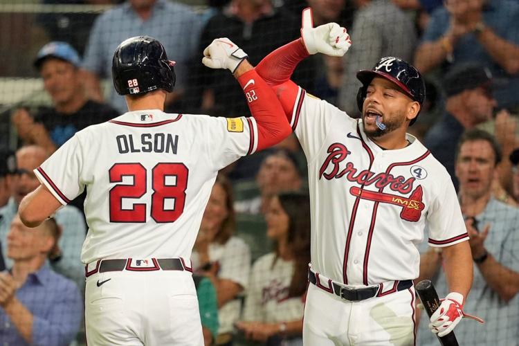 Matt Olson, baseball's iron man, stars for the Braves on Lou Gehrig Day