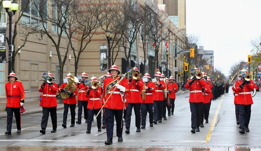 Garrison parade remembers those who served