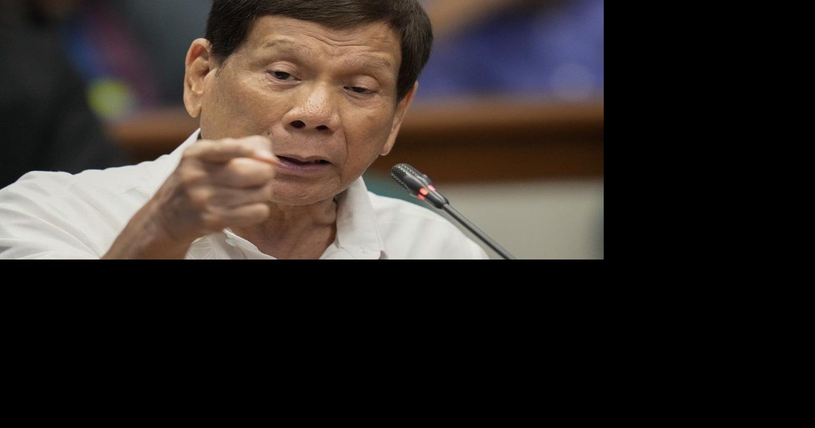Philippine ex-President Duterte appears by video link at International ...