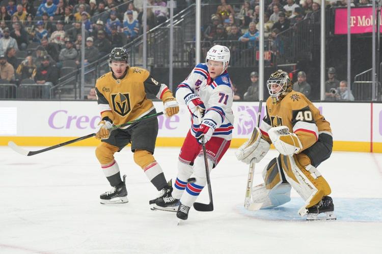 Bowman scores on power play again as Golden Knights hold off Rangers 3-2