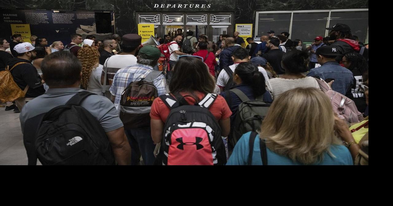 Your flight was canceled by the technology outage. What do you do next?