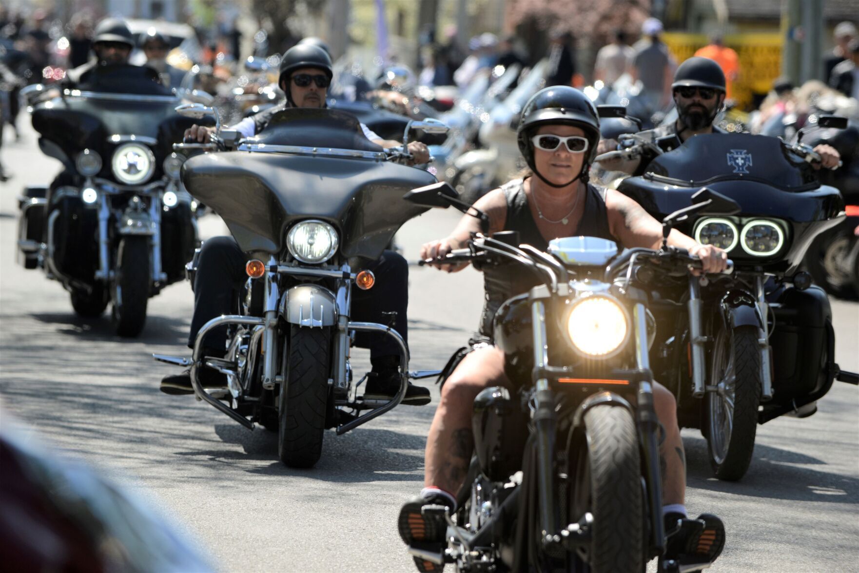 Friday the 13th motorcycle parking in Port Dover debated