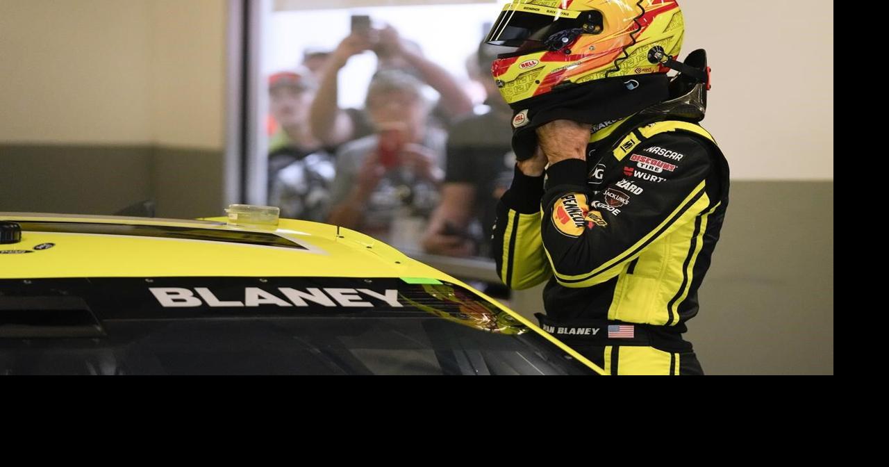 Reigning NASCAR champion Ryan Blaney wins pole for Cup Series race at ...