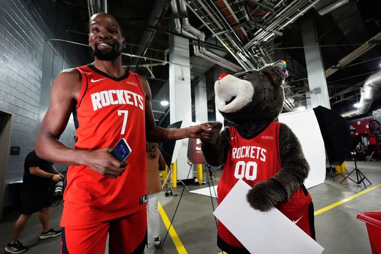 Durant excited to be playing in Texas again after blockbuster summer ...