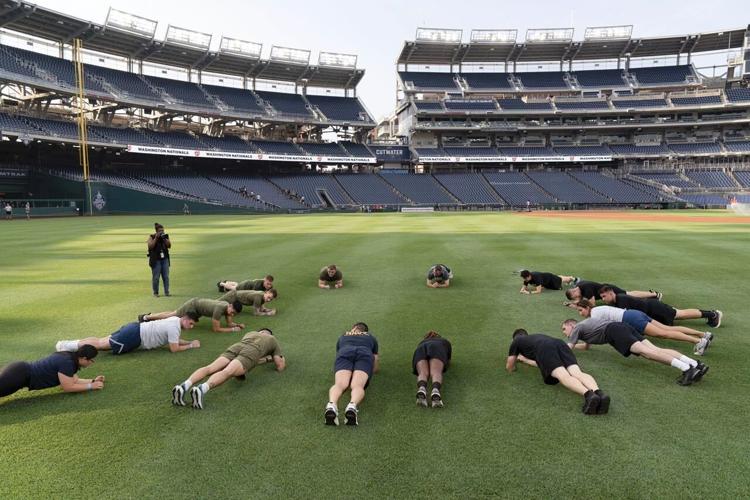 Workouts at Nationals Park give members of the military a chance to ...