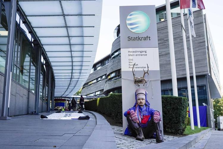 Norway activists press on with their protest against wind farm on land ...