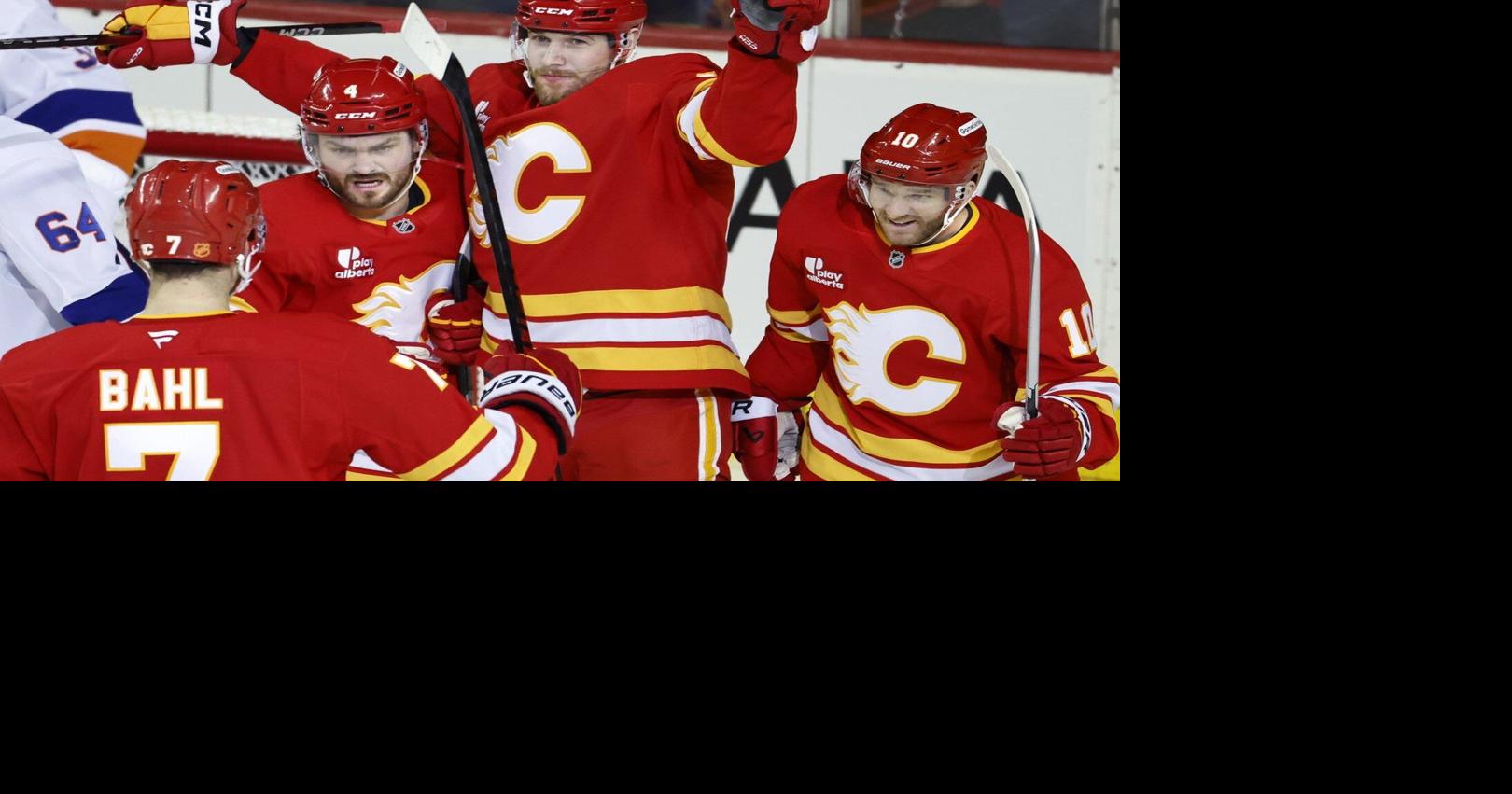 Klapka, Wolf lead Calgary Flames to 4-2 victory over New York Islanders